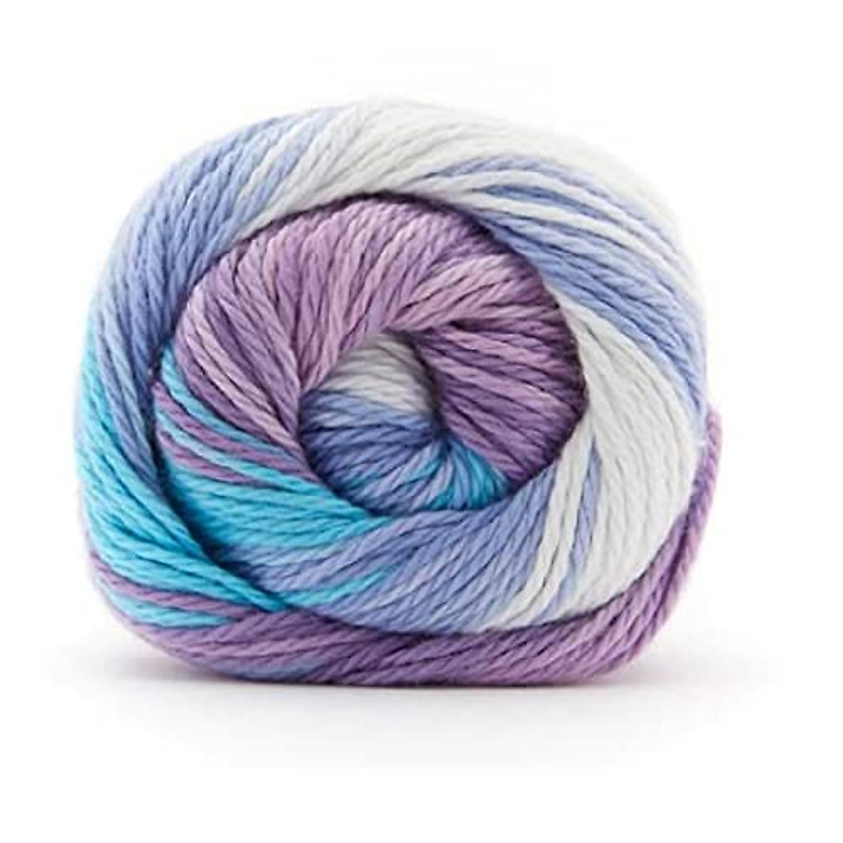 Premier Yarns Hipster Cotton Yarn - 3.5 Oz - #3 DK Light Weight - 3 Pack Bundle with Bella's Crafts Stitch Markers (Blue Raspberry)