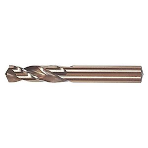 Walter 01H008 SST+ 135 Deg. Stub, Fractional Drill Bit [Pack of 10] – 1/8 in. Jobbers Bit with 11/16 in. Cutting Length, Twist Drill Bit for Steel, Stainless Steel, Non Ferrous Alloys. Power Drilling Accessories