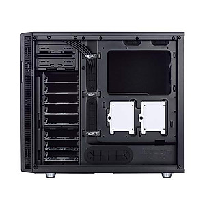 Fractal Design Define R5 - Mid Tower Computer Case - ATX - Optimized for High Airflow and Silent - 2X Fractal Design Dynamic GP-14 140mm Silent Fans Included - Water-Cooling Ready - Black