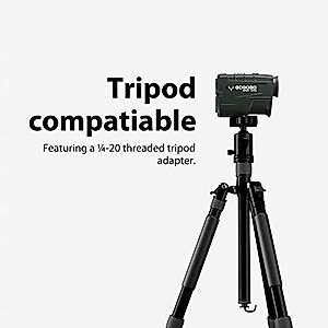 Gogogo Sport Vpro Green Hunting Rangefinder -1200 Yards Laser Range Finder for Hunting and Golf with Speed, Slope, Scan and Normal Measurements - Rechargeable - with USB Cable (1200 Yard)