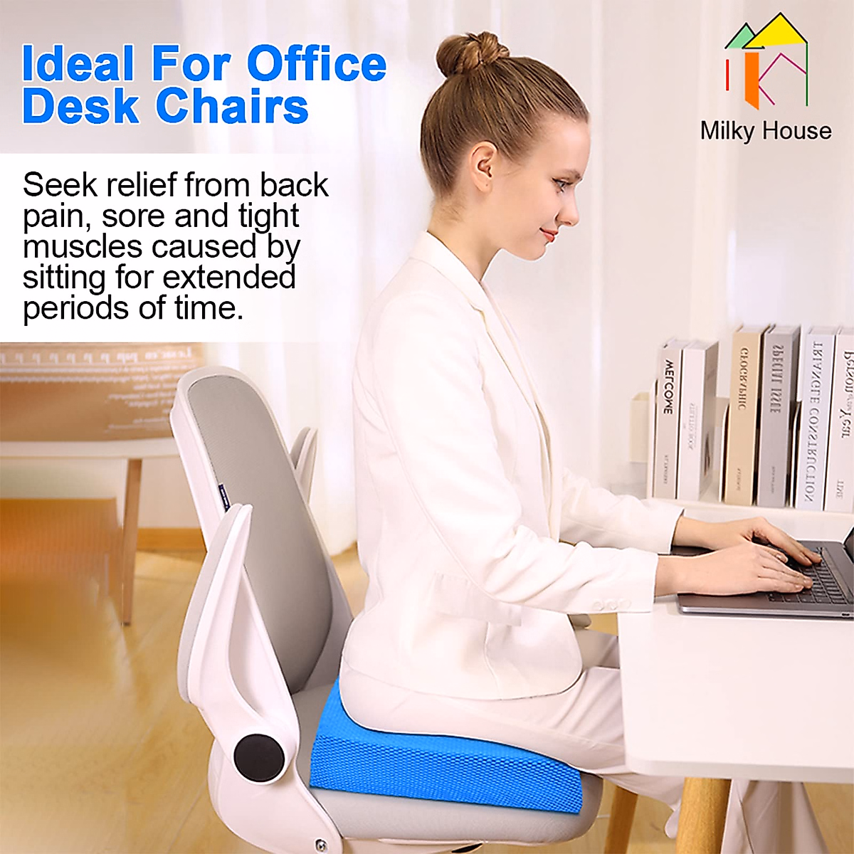 Balance Board Foam Pad, Yoga Mat Small, Size 12.2X9.4X2.4inch Rocker Board Physical Therapy Pads, Non Slip Knee Cushioned Boards Mat for Dancer Balancing Exercises, Women Kid Fitness Training Yoga Mat