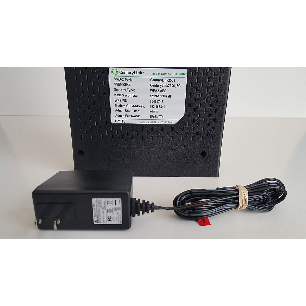 ZyXEL C3000Z Modem CenturyLink