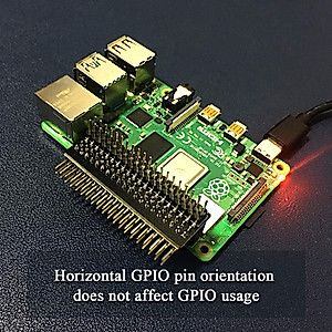 GeeekPi Micro Connectors 40-pin GPIO 1 to 2 Expansion Board for Raspberry Pi, 2 x 20-pin Strip Dual Male Header Double Row Straight GPIO Connector Pin Header Compatible with Raspberry Pi