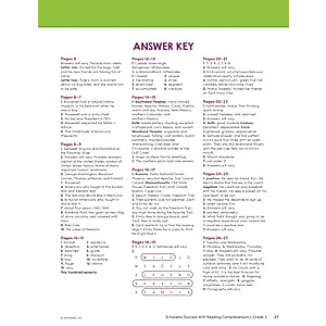 Scholastic Success with Reading Comprehension Grade 4 Workbook