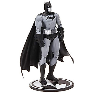 Entertainment Earth Batman Black and White Hush by Jim Lee Action Figure, Multicolor
