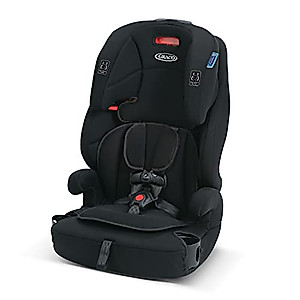 Graco Slimfit 3 in 1 Car Seat | Slim & Comfy Design Saves Space in Your Back Seat, Redmond & Tranzitions 3 in 1 Harness Booster Seat, Proof