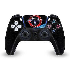 Head Case Designs Officially Licensed EA Bioware Mass Effect Normandy SR1 Graphics Vinyl Faceplate Sticker Gaming Skin Decal Cover Compatible With Sony PlayStation 5 PS5 DualSense Controller