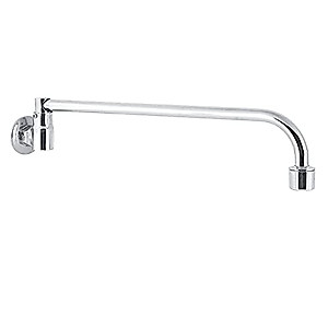 Brushed Nickel Kitchen Faucet Cold Water, G1/2" Silver Wall Mounted, Single Handle Single Hole Faucet High Arc Cold Water Sink Faucet for Kitchen,Outdoor, Garden and Bar