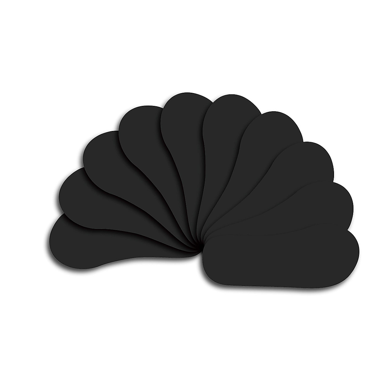 30 Pairs (60Feets) Spray Tanning Feet Pads Black Disposable Sunless Airbrush Tanning Tent Foot Protection