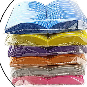 Beaupretty 20PCS nail file for acrylic nails nail sanding block pedicure nail buffer nail files Toenail File nail emery board False Nail File Fingernail File nail art tool bulk purple Remover