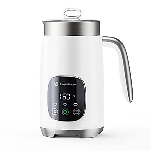 Maestri House Milk Frother, Variable Temp and Froth Thickness Milk Frother and Steamer, 500ML Smart Touch Control Foam Maker, Memory Function for Latte, Warm Milk, Hot Chocolate