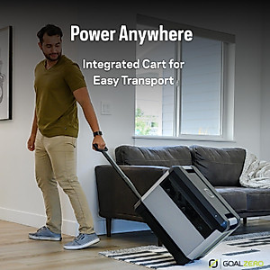 Goal Zero Yeti PRO 4000 Portable Power Station, 4000 Watt Hour LiFePO4 Battery, Expandable Solar Generator Home Backup System, 3600 W Out, (6th Gen) (Newest Version)