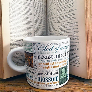 Shakespearean Insults Coffee Mug - Shakespeare's Wittiest and Meanest Insults - Comes in a Fun Gift Box