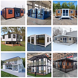 20Ft 30ft Expandable Container House Folding Container Houses Tiny Homes with 2 Bedroom