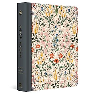 ESV Single Column Journaling Bible, Artist Series (Cloth over Board, Lulie Wallace, In Bloom)