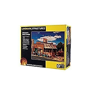 Woodland Scenics BR5845 O Scale Deuce's Bike Shop Kit
