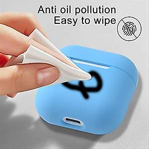 Dustproof Soft Silicone Wireless Bluetooth Earphones Case Protective Cover for Airpods Pro 4 Valentine's Day/Mother's Day/Wedding/Anniversary/Christmas/Birthday Gifts - Army Green