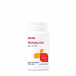GNC Melatonin 3mg - 120 Vegetarian Tablets