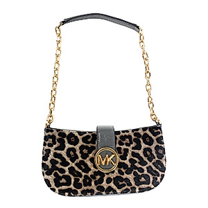 Michael Kors Carmen Small Pouchette Shoulder Bag (Heather Grey Multi)