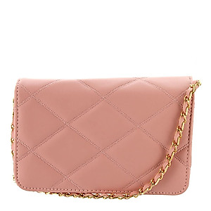 bebe Cassia Flap Crossbody Bag Rose-Tan