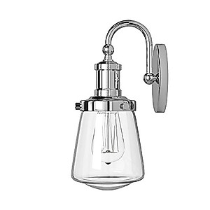 Designers Fountain 69501-CH Taylor Wall Sconce Silver, 11.50x6.25x5.13