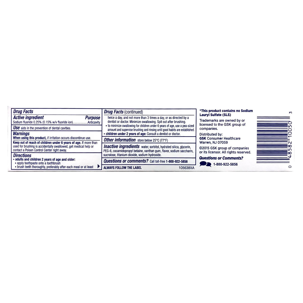 biotène Gentle Formula Fluoride Toothpaste, Fresh Mint 4.3 oz ( Pack of 3), (PPAX1366750)