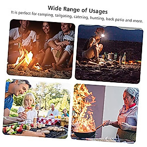 BESPORTBLE Furnace Backpack Stove Gas Grill Portable Folding Stove Grill Accessories Hibachi Grill Outdoor Gas Stove Camping Stove Camping Cooking Stove Gas Burner Burning Wood Hose Regulator