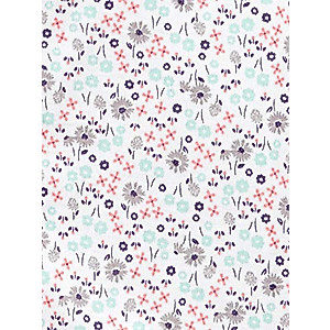 Simple Joys by Carter's Baby Girls' Cotton Sleeveless Sleepbag Wearable Blanket, Pack of 3, Hearts/Floral, 0-3 Months