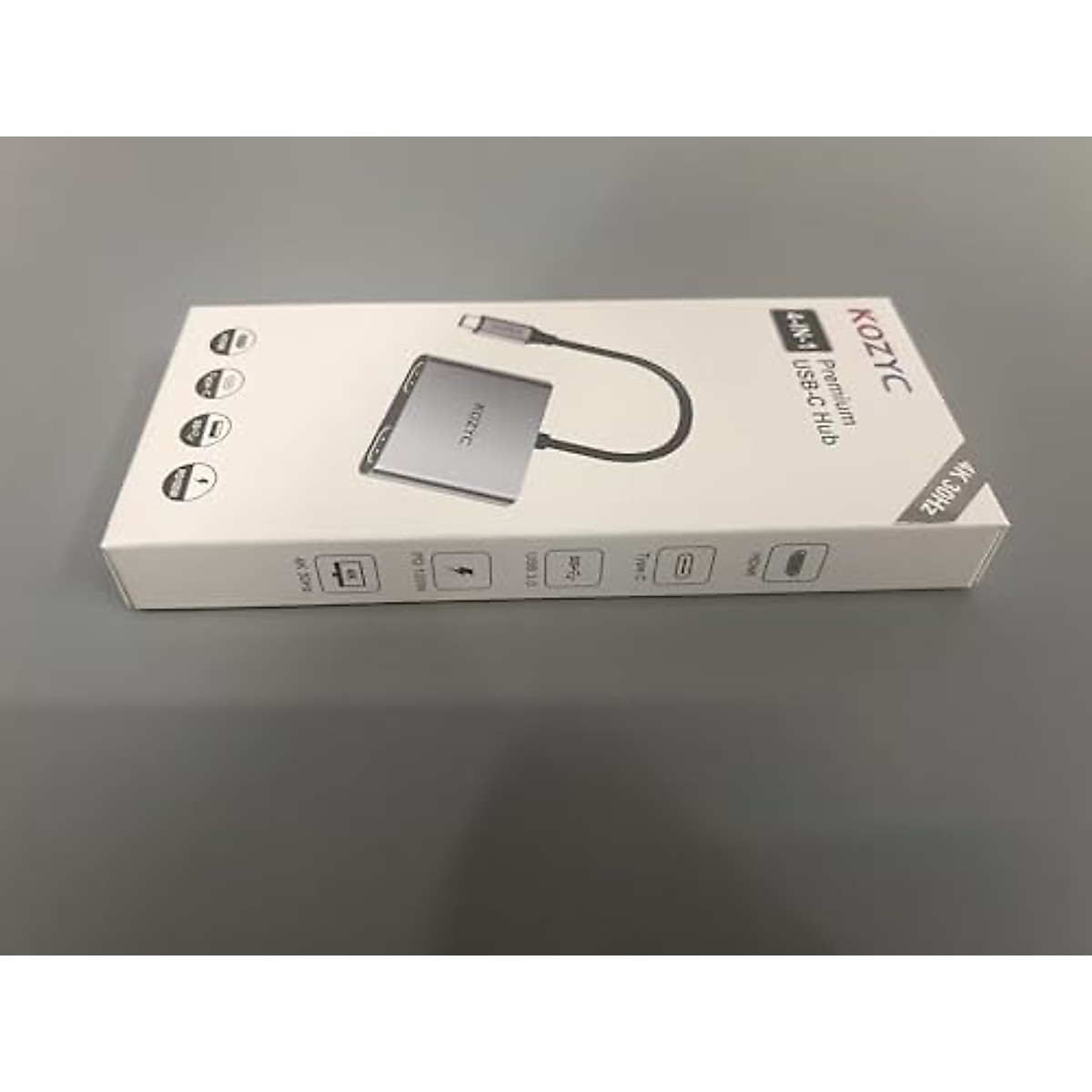 USB C to Dual HDMI Adapter 4K@30Hz, KOZYC USB C Hub Multiport Adapter with 2xHDMI, USB 3.0, 100W PD, Support USB C to HDMI Splitter Extended Display for MacBook Pro (MST is not Supported on MacOS)