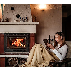 Stanbroil 18-Foot Fiberglass Chimney Rod Kit, 1/4" NPT Fittings, Used with Brush to Clean Debris from Chimney