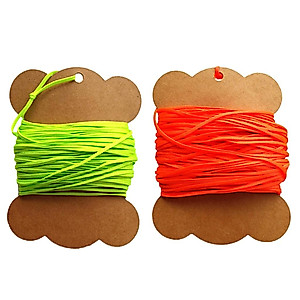 LEIPUPA Durable High Strength Flat Reel - Fluorescent Green, 50m