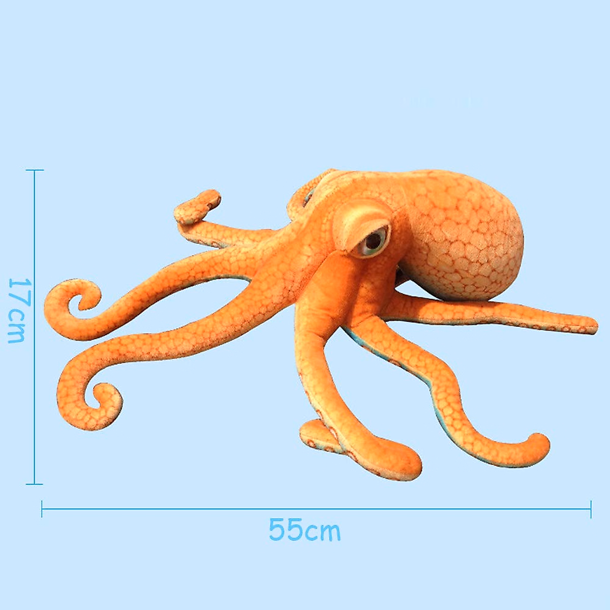 ERDAO Realistic Octopus Plush,Giant Stuffed Marine Animals Toy Gifts for Kids (21.6 inch)