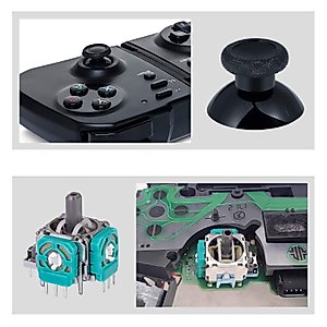 Xbox One Controller Joystick Replacement,RGEEK 4PCS Xbox one Joysticks Replacement Parts with T6 T8 T10 Repair Screwdriver Kit for Xbox One Controller