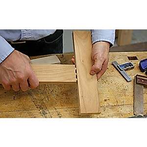 Wolfcraft 2960405 1/4 in (6 mm) x 1 1/8 in (29 mm) Fluted Beechwood Dowel Pin, 36-Pack