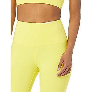 Amazon Essentials Women's Active Sculpt High Rise Capri Legging (Available in Plus Size), Bright Yellow, Medium