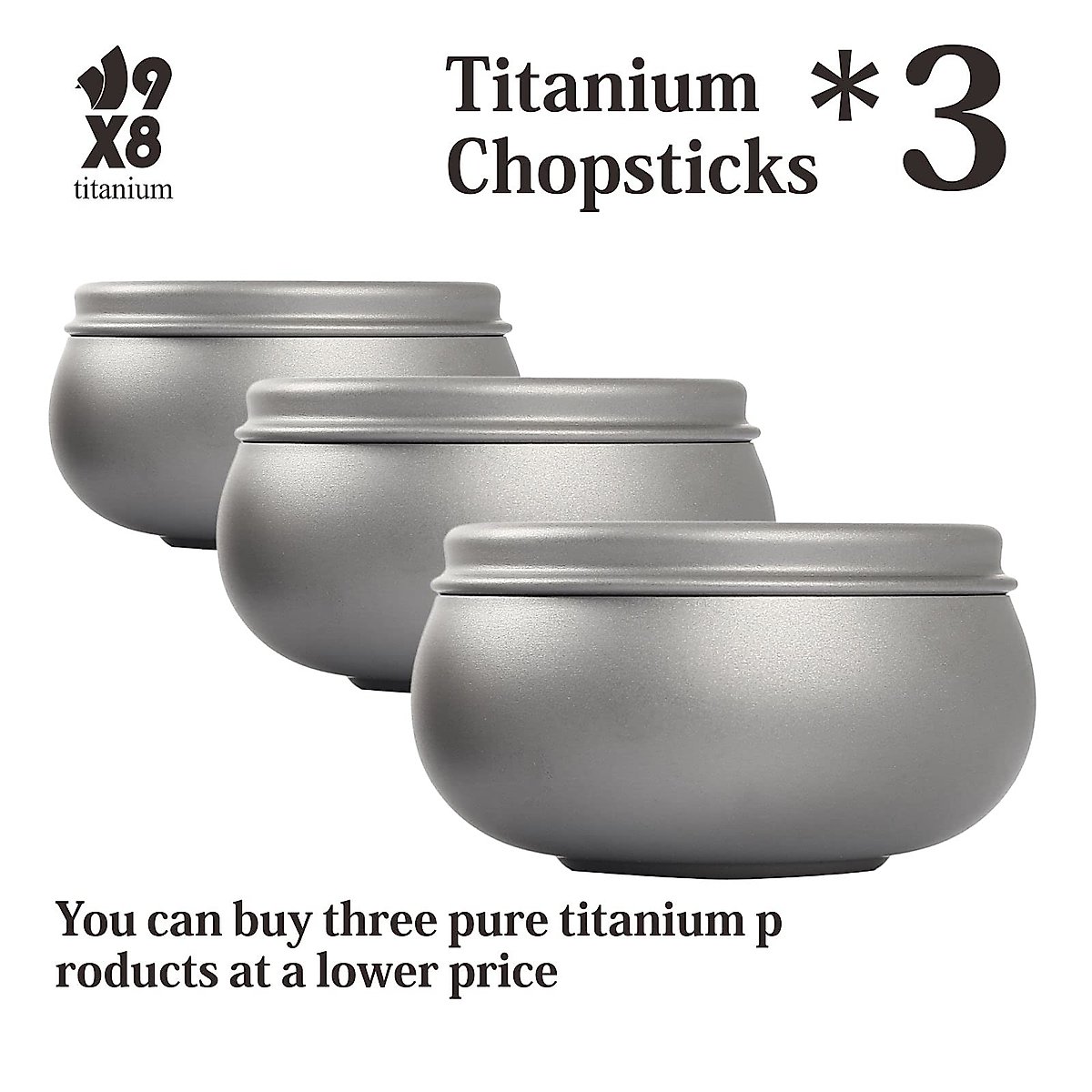 Airtight storage container with lid, airtight and waterproof containers - all made of pure titanium - keep content fresh and dry (1)