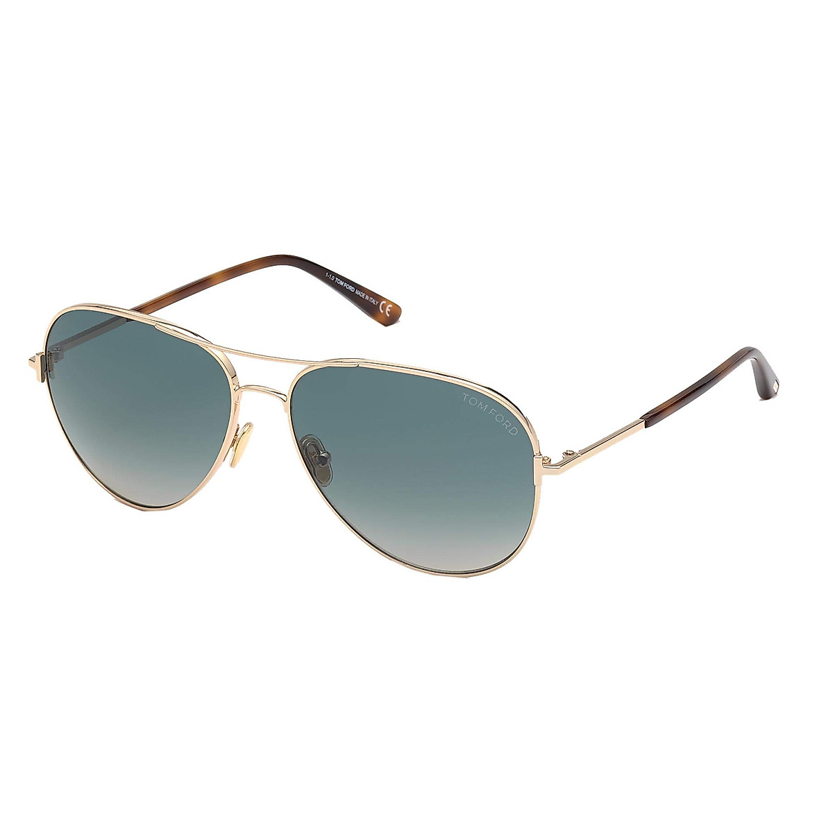 Tom Ford CLARK FT 0823 Rose Gold/Green Shaded 59/14/140 unisex Sunglasses