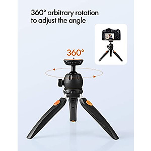 AKIYO Native 1080P HD WiFi Projector O7with an Arbitrary Rotation Portable Tripod, Carrying Case Included