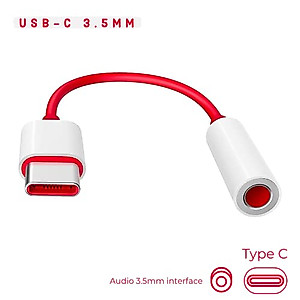 USB C to 3.5mm Adapter for OnePlus 7T 8T 9 Pro Headphone Jack Adapter - USB Type C to 3.5mm Aux Audio Earphone