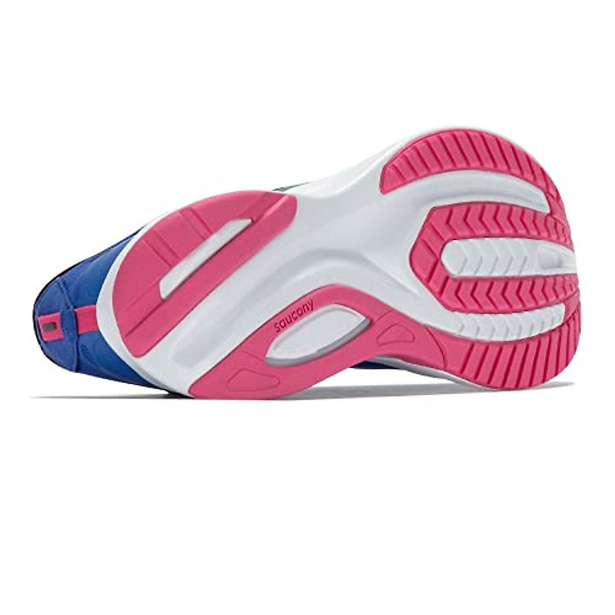 Saucony Women's Guide 15 Sneaker, Blue Raz/Zest, 7