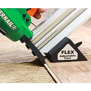 Powernail 2000F Pneumatic 20 Gauge Trigger Pull L-Cleat Nailer for Engineered and Hardwood Flooring