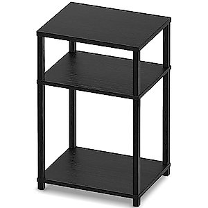 MINOSYS End Table Nightstand Bedside Table, Night Stand Accent Table for Couch, Living Room, Bedroom, Black, Easy Assembly.