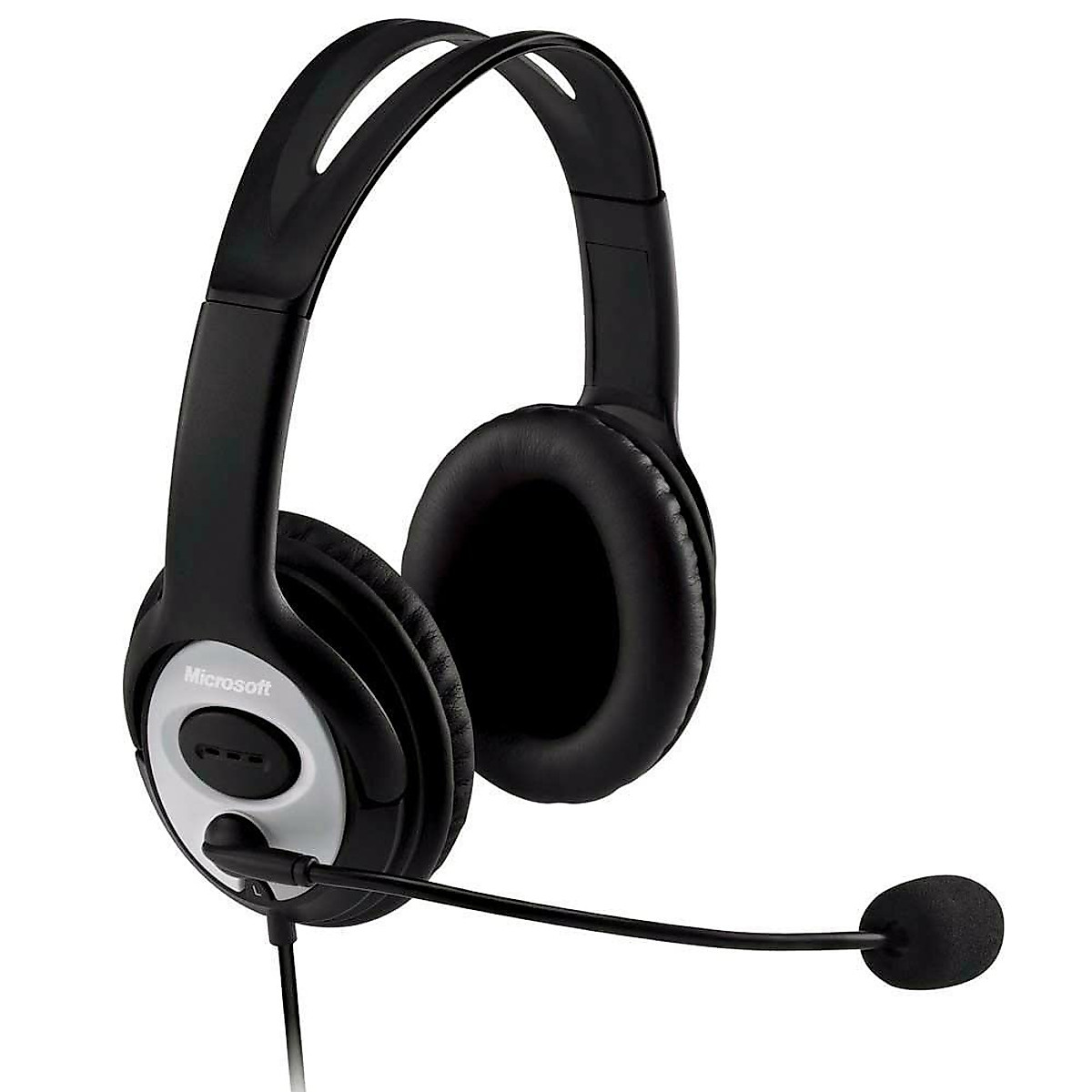 Microsoft LifeChat LX-3000 Headset (JUG-00013) with Clear stereo sound, Plug and Play, Noise-cancelling Microphone for Laptop/PC, Over-Ear