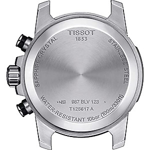 Tissot mens Supersport Stainless Steel Casual Watch Brown T1256171603100