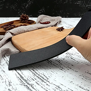 Alpen Edge Knife Guards 6.5" x 1.8" & 10.2" x 2" ABS Plastic/Felt Lined/BPA Free Universal Blade Cover Guards for Chef and Kitchen Knives, 2 PCS, Knives Not Included