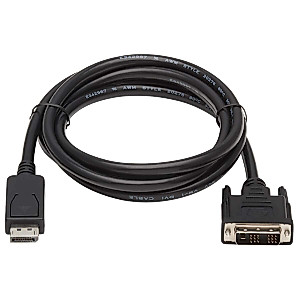 Tripp Lite DisplayPort to DVI Latcing Cable Adapter, DP to DVI-D Single Link, Male-to-Male, 1080p HD Resolution, 6 Feet / 1.8 Meters, 3-Year Warranty (P581-006)