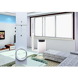 Portable Air Conditioner Window Vent Kit, Portable A/C Window Slide Kit Plate for Exhaust Hose of 6”Diameter