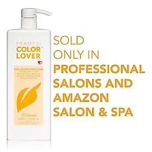 Framesi Color Lover Curl Define Conditioner, Conditioner for Curly Hair with Quinoa, Color Treated Hair