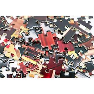 1000 Pieces 1.8MM Thickened Puzzle for Adults Educational Fun Game Intellectual Jigsaw Puzzle for Kids Decompressing Interesting Puzzle Home Decor Gifts(Colorful Garden)