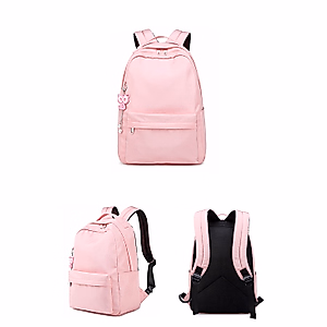 COSABZ Anime Anya Forger Backpack Cosplay Kawaii Backpack Schoolbag Mochila Bag With Pendant For Girls Pink (4)